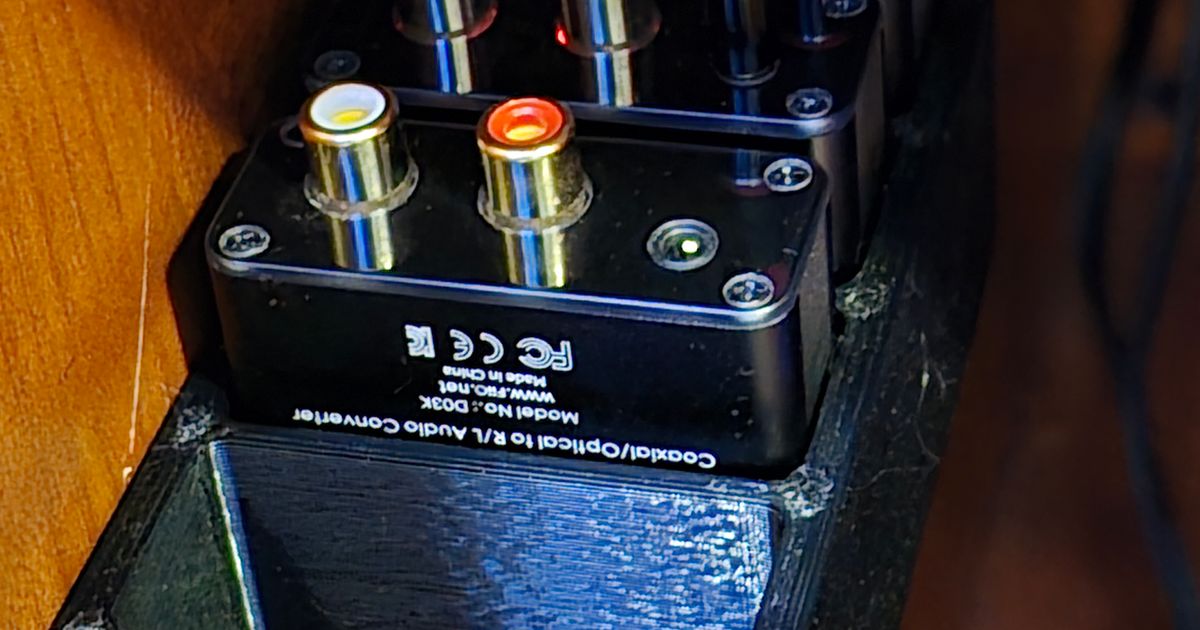 FiiO DAC Rack by aliennatn | Download free STL model | Printables.com