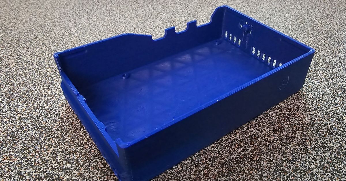 Raspberry Pi 5 Case for Pimoroni NVMe SSD Base v2 - No GPIO lip by ...