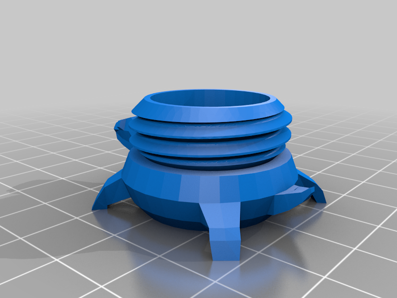 Low-poly bottle cap creature (US 2 Liter/PCO-1810) by manofmanylayers ...