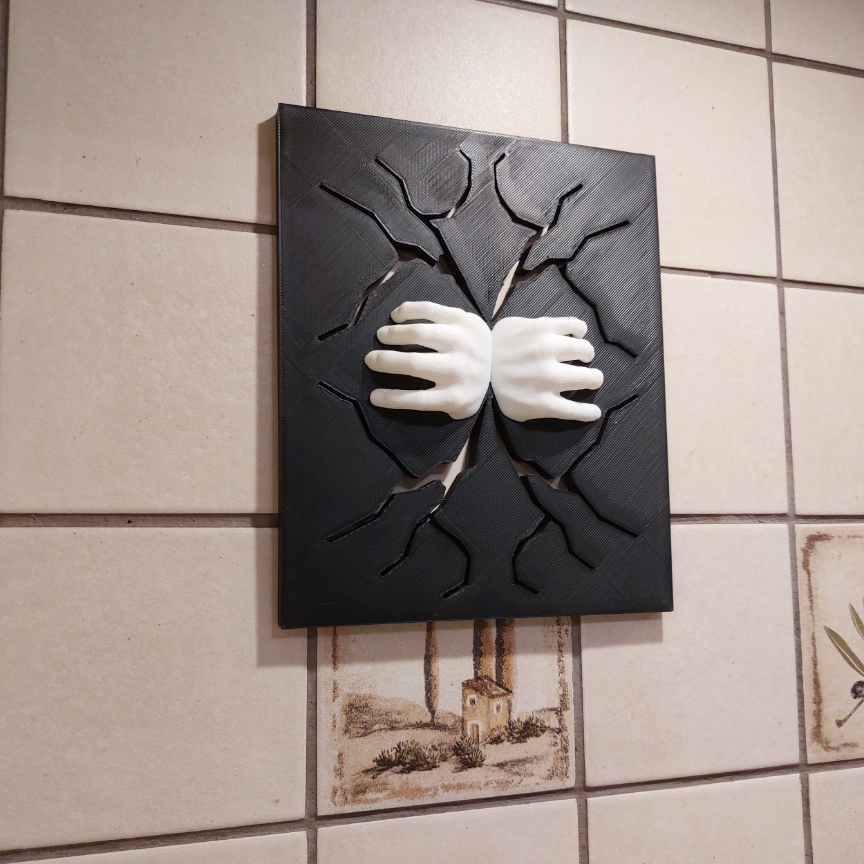 CRAWLING HANDS WALL DECOR by 3DBrinumi | Download free STL model ...