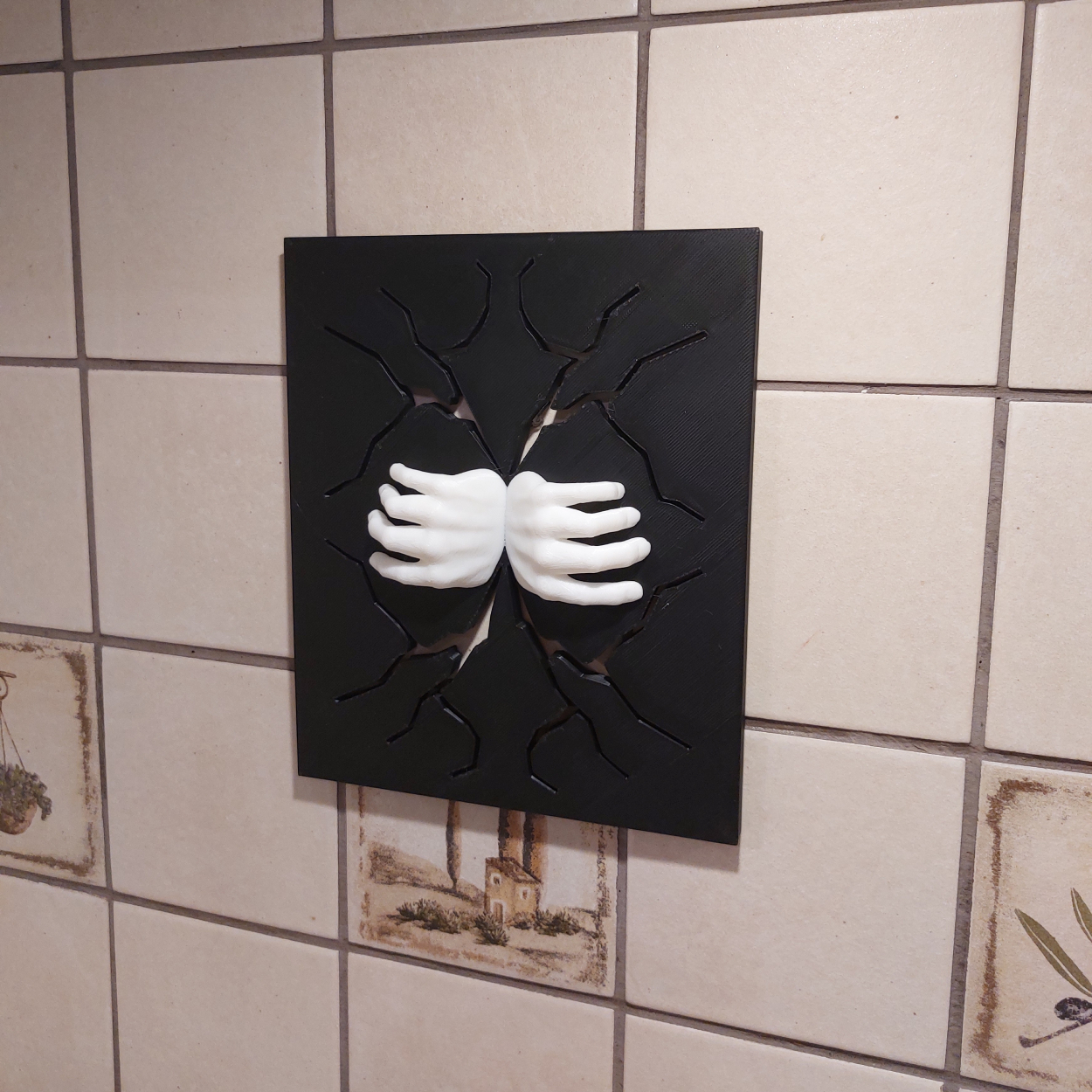 CRAWLING HANDS WALL DECOR by 3DBrinumi | Download free STL model ...