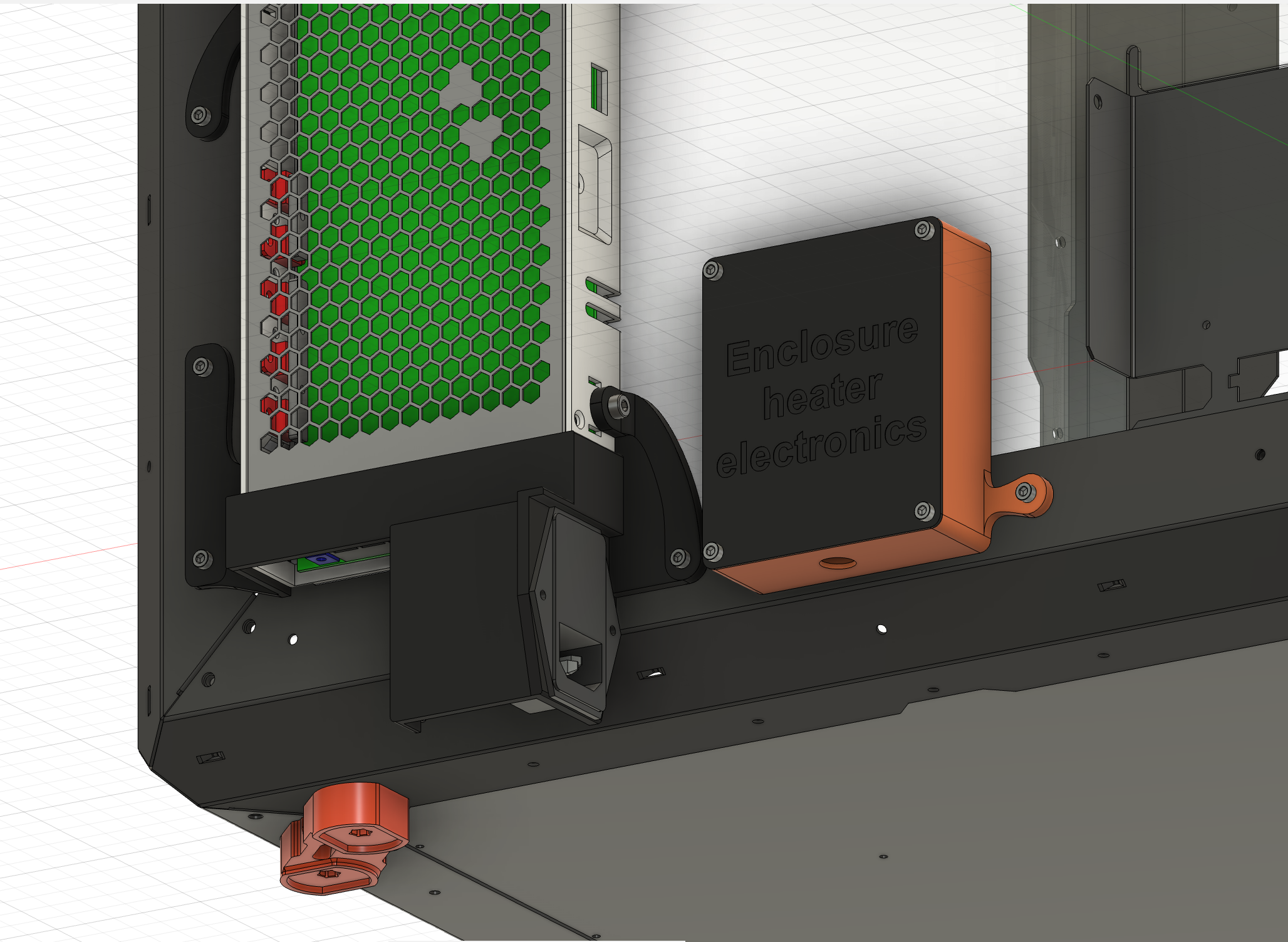 PSU Holder with power switch socket by faunris | Download free STL ...
