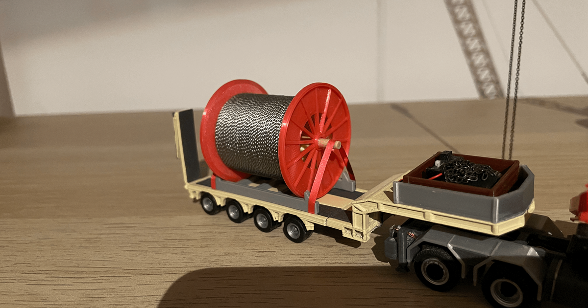 1/87 Cable reels Ø40mm by 3D_Design | Download free STL model ...