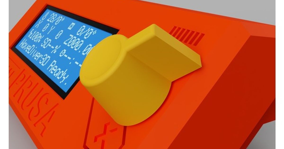 Prusa LCD P Knob Upgrade by Shaun zinckgraf | Download free STL model ...