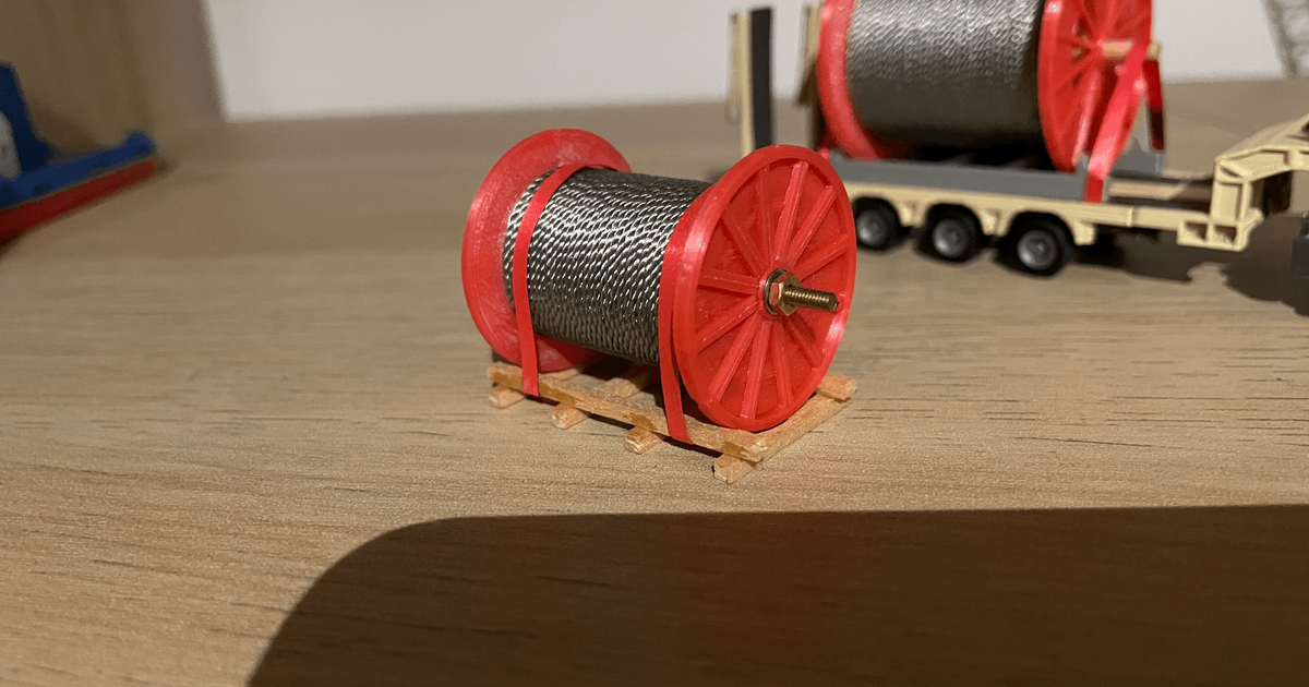1/87 Cable reels Ø30mm by 3D_Design | Download free STL model ...