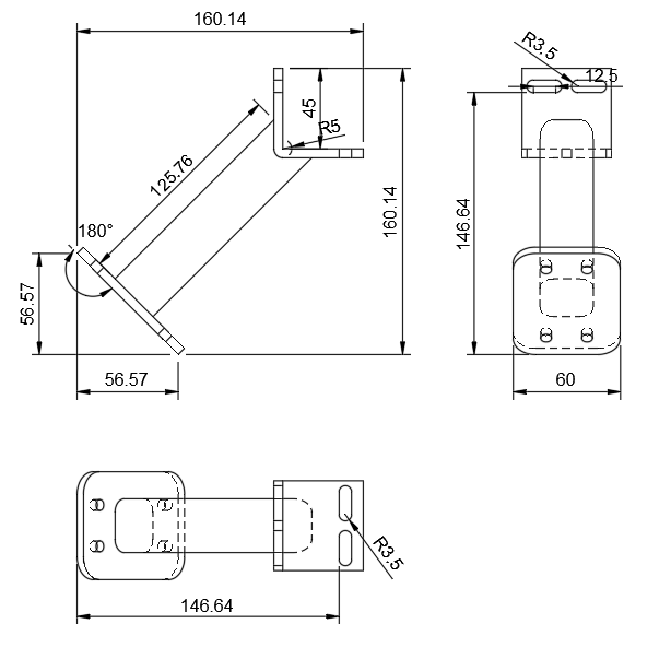 Corner mount for cctv camera by CubeBox391 | Download free STL model ...
