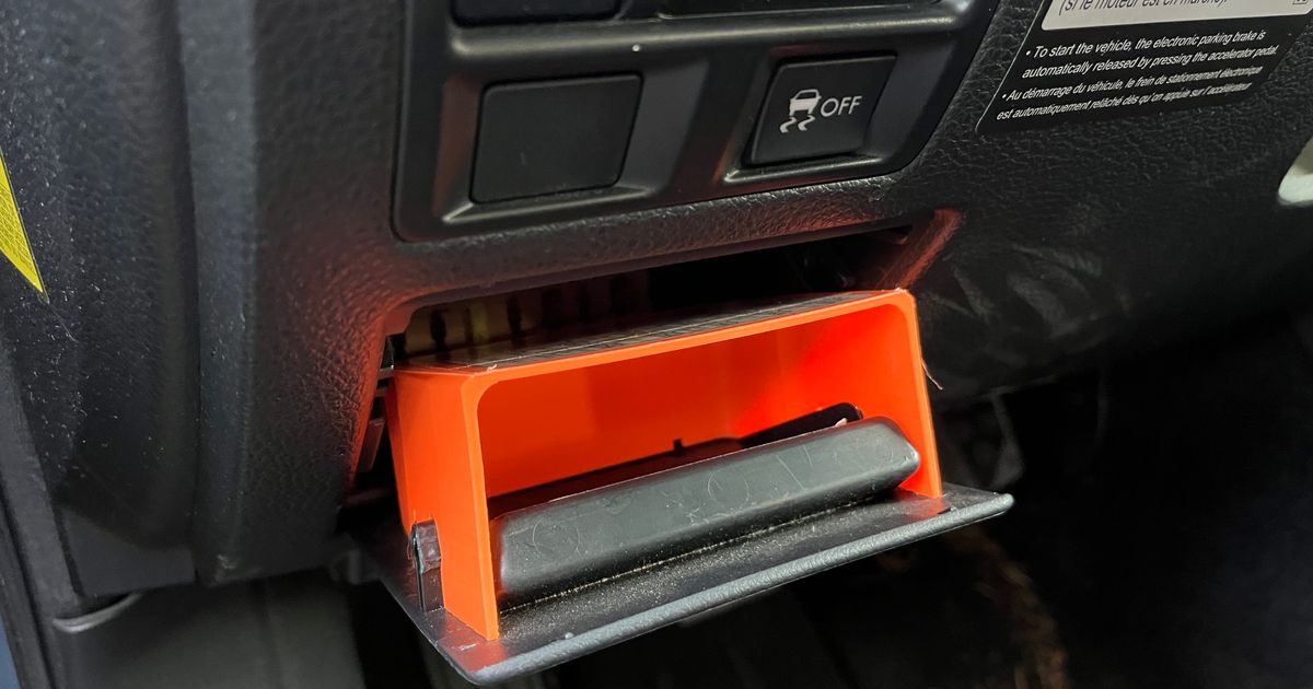 Storage for Subaru Fuse Lid (66135AJ020) by CodeFuPanda | Download free ...