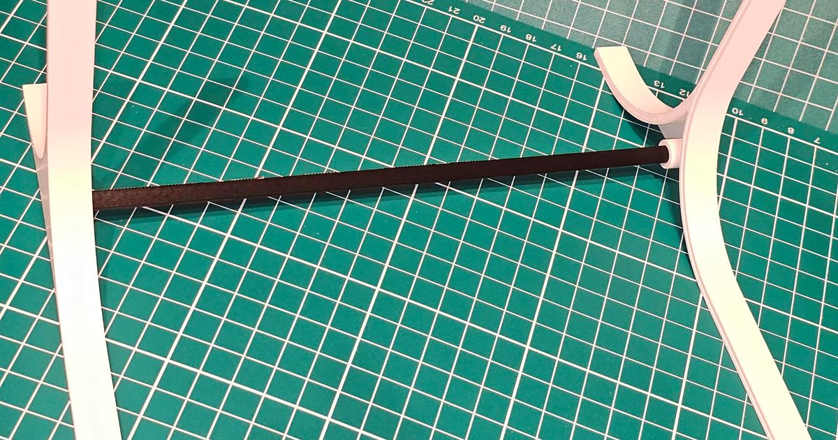 Mini photo booth rod for A4 sheet by RPK | Download free STL model ...