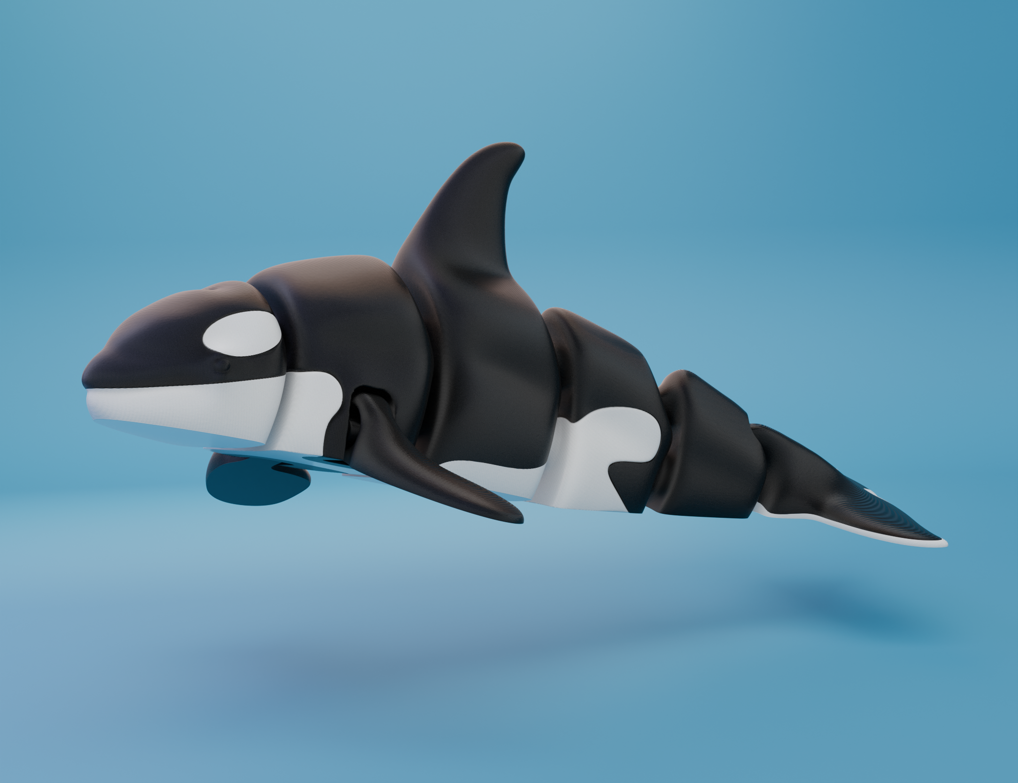 Articulated Orca (singlecolor and multicolor) by Jopek Design ...