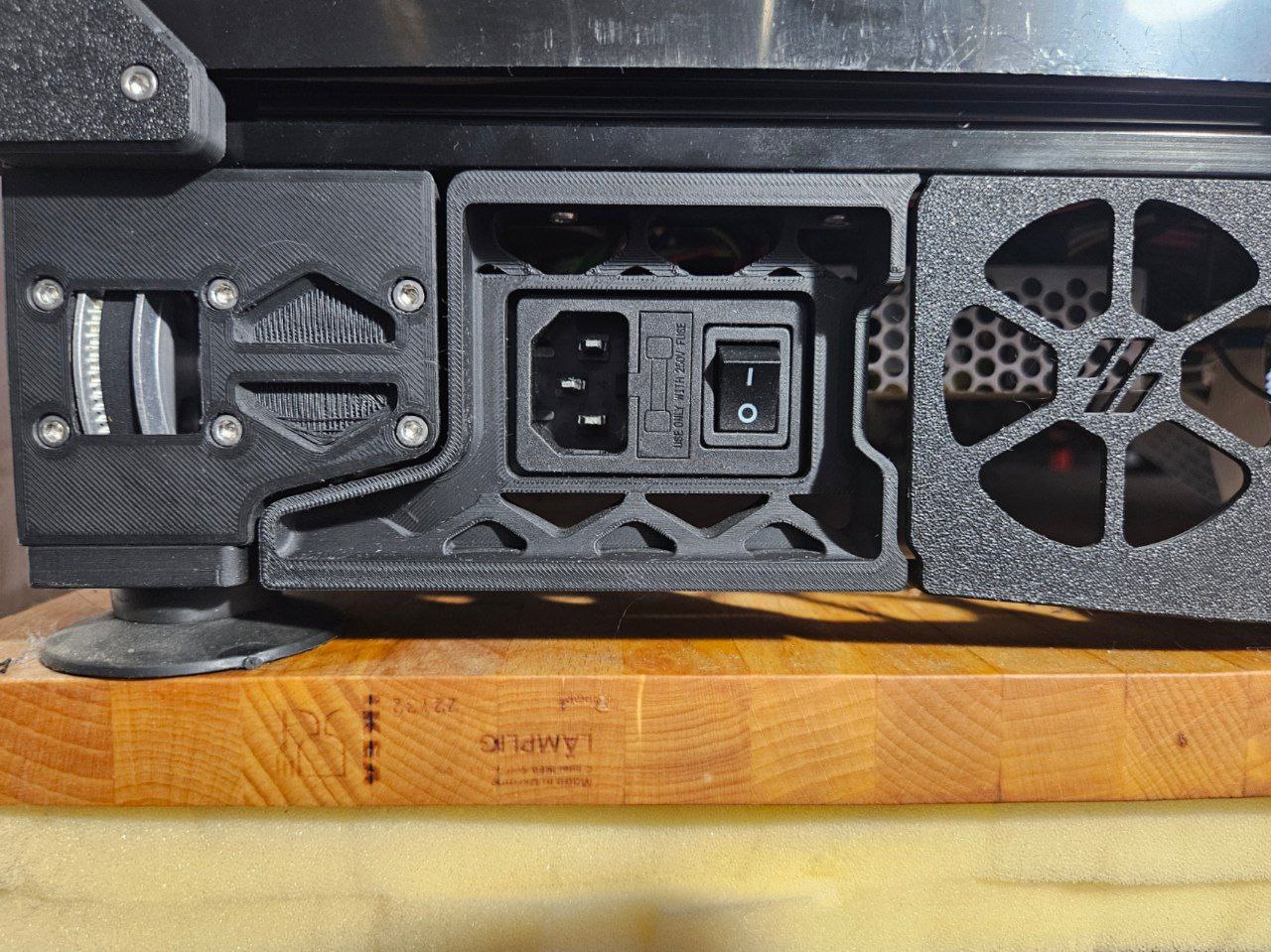 Voron 2.4 300 Side Skirt With Power Inlet by damnspades | Download free ...