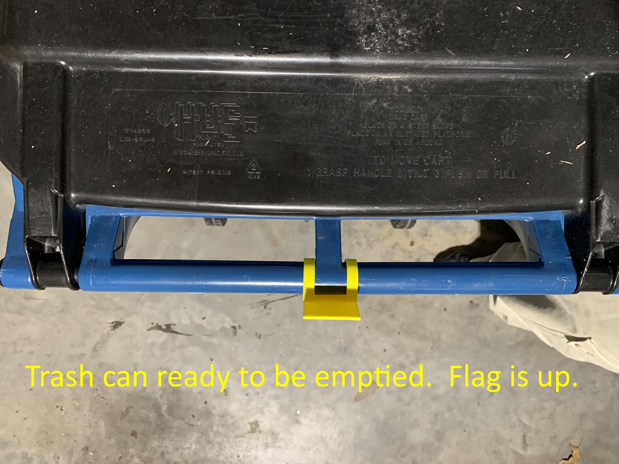 Full / Empty Flag for Trash Can / Recycle Bin / Waste Bin by Teraflop ...