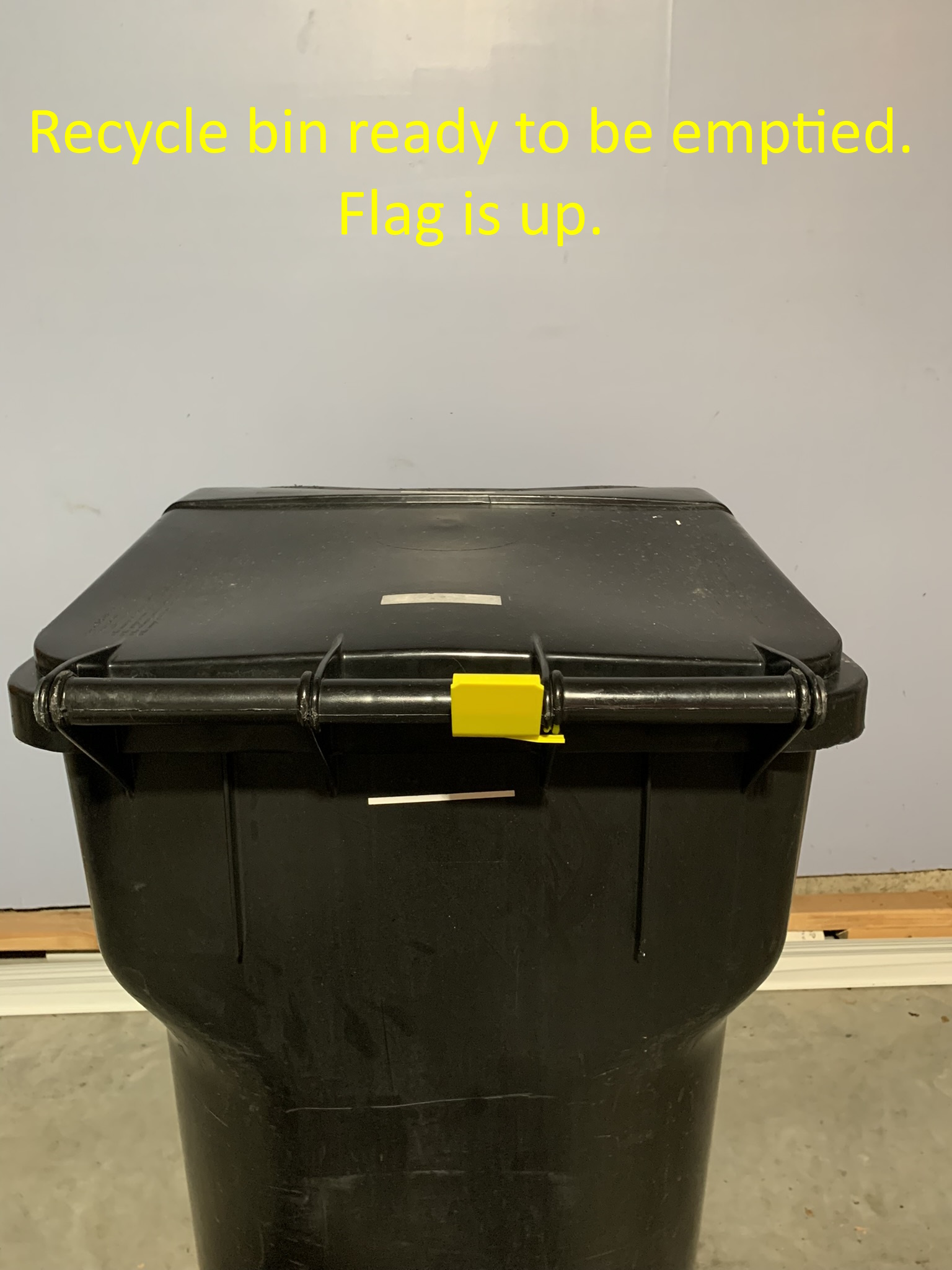 Universal Full / Empty Flag for Trash Can / Recycle Bin / Waste Bin by ...