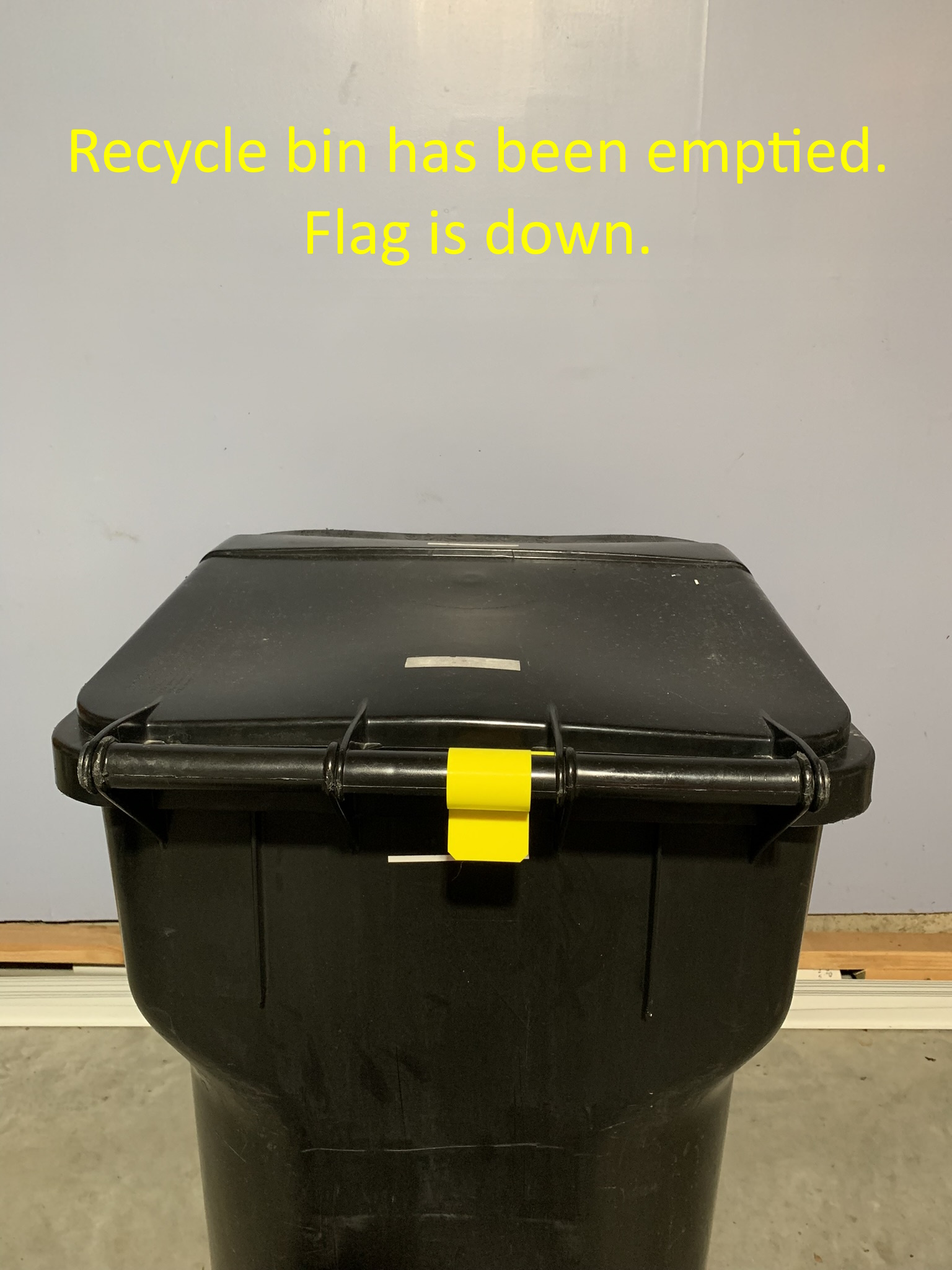 Universal Full / Empty Flag for Trash Can / Recycle Bin / Waste Bin by ...