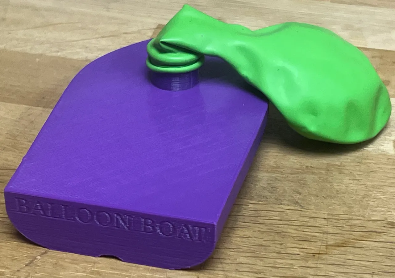 Balloon boat bath toy by Batman3D | Download free STL model ...