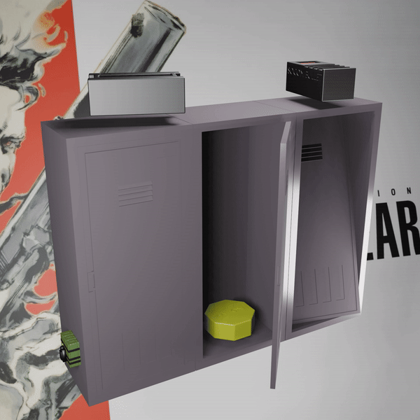Lockers - Metal Gear Solid 2 by Reamkase | Download free STL model ...