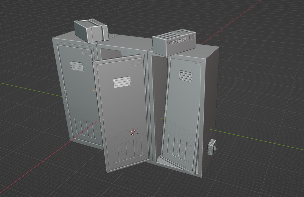 Lockers - Metal Gear Solid 2 by Reamkase | Download free STL model ...