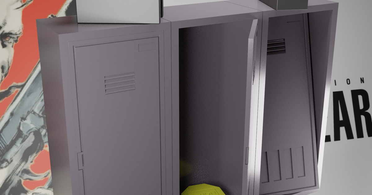 Lockers - Metal Gear Solid 2 by Reamkase | Download free STL model ...