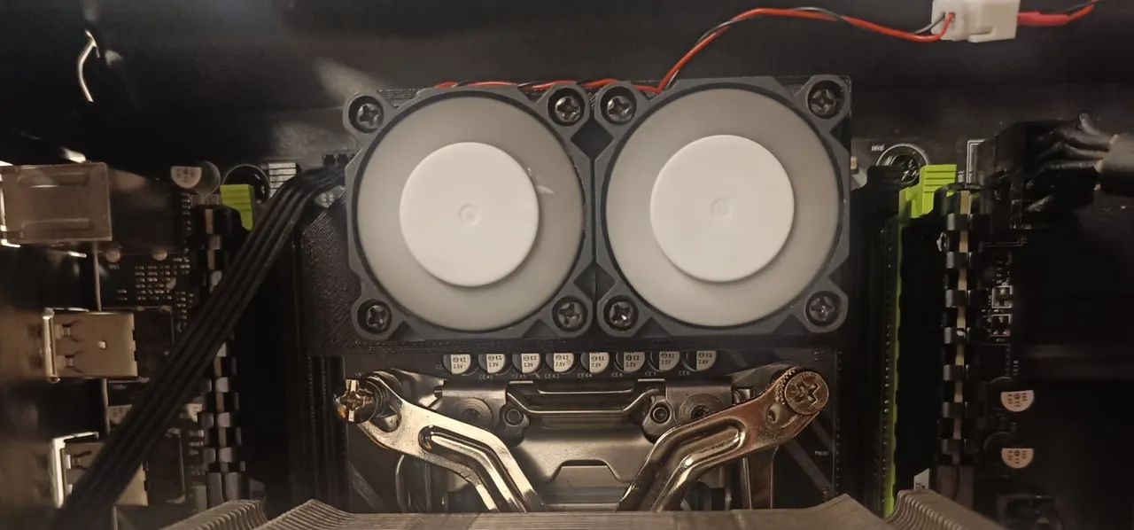 VRM fan mount x99 P4 by LazyEpic | Download free STL model | Printables.com