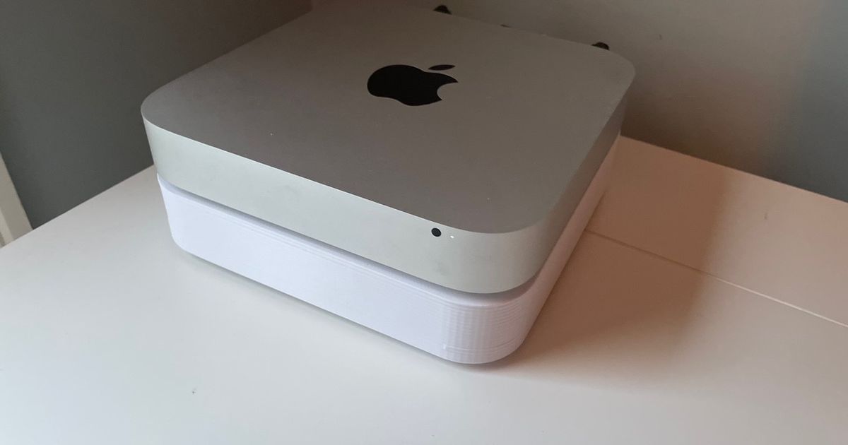 Mac Mini 4x SSD + USB Hub Expansion Unit by tcosta | Download free STL ...