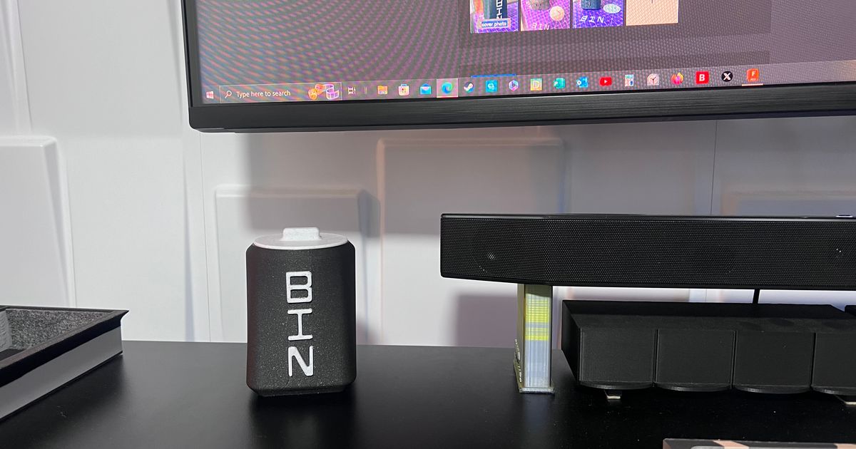 Just A Desk Bin PLAIN or with BIN text by Peter Martin | Download free ...