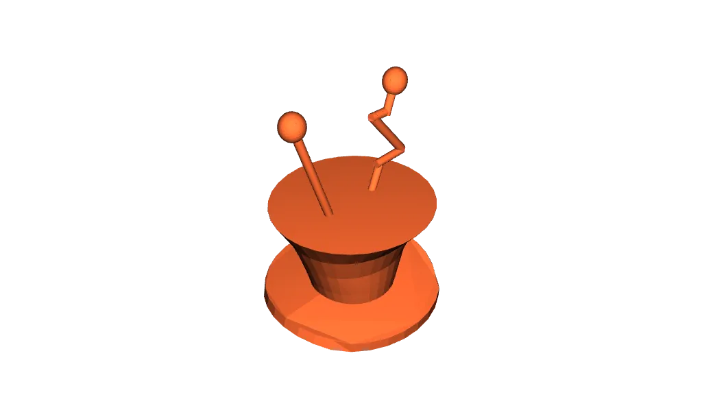 vox's hat (hazbin hotel) by dilofosauro | Download free STL model ...