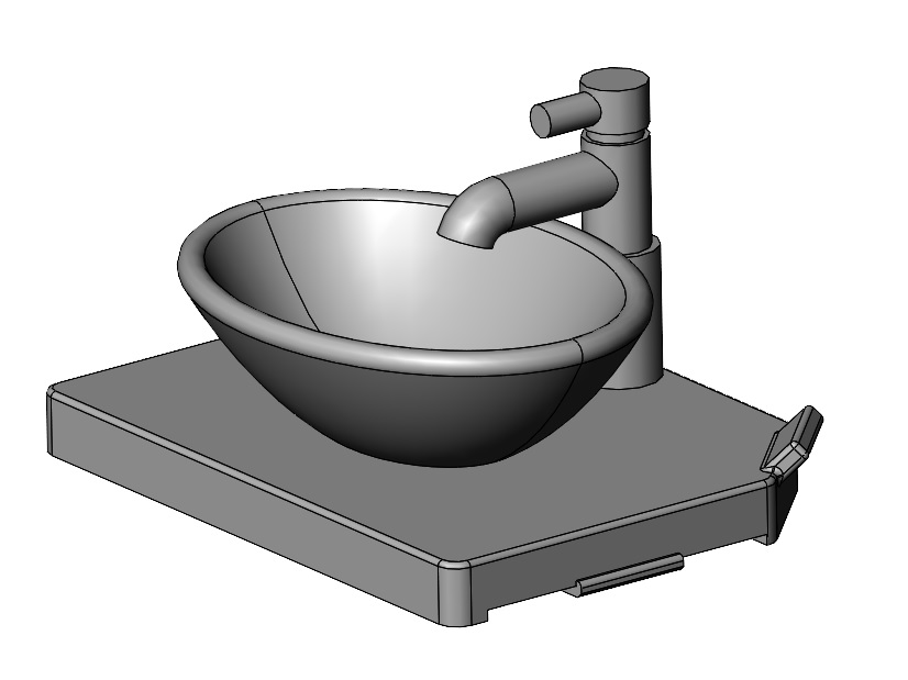 Barbie Sink Modules by Panarea | Download free STL model | Printables.com