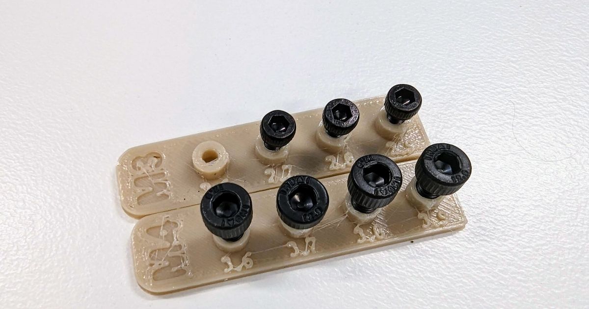 Metric screw testing kit by Wilson Kong | Download free STL model ...