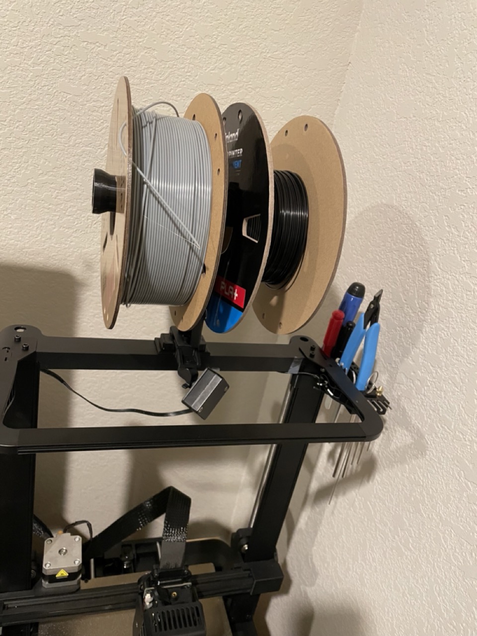 Spool holder reposition with filament runout sensor attachment by gtin ...