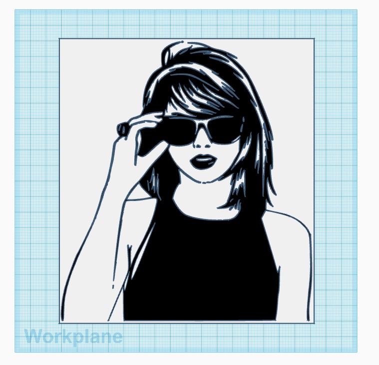 Taylor Swift Stencil Decor Multicolor by Axor | Download free STL model ...