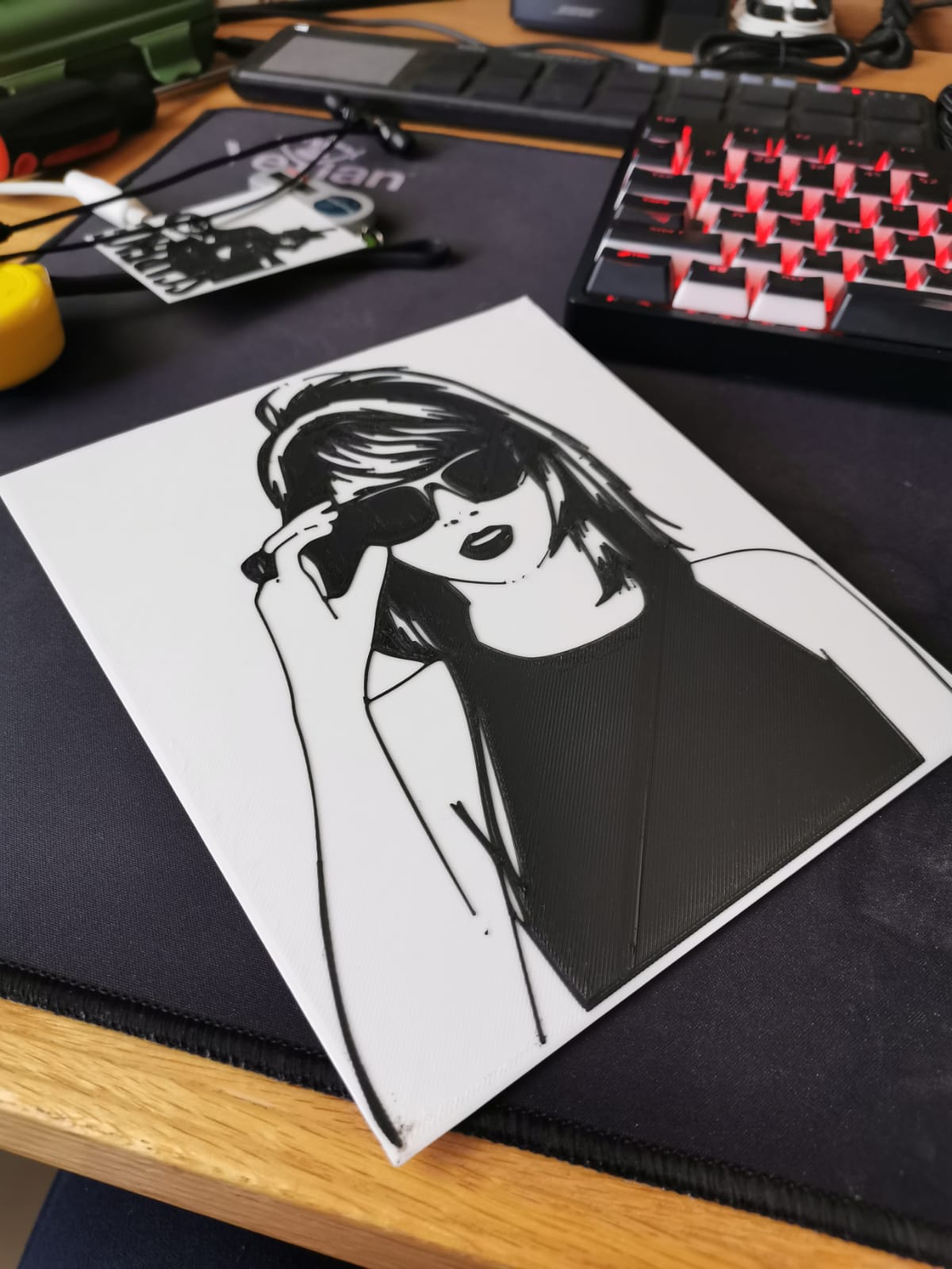 Taylor Swift Stencil Decor Multicolor by Axor | Download free STL model ...