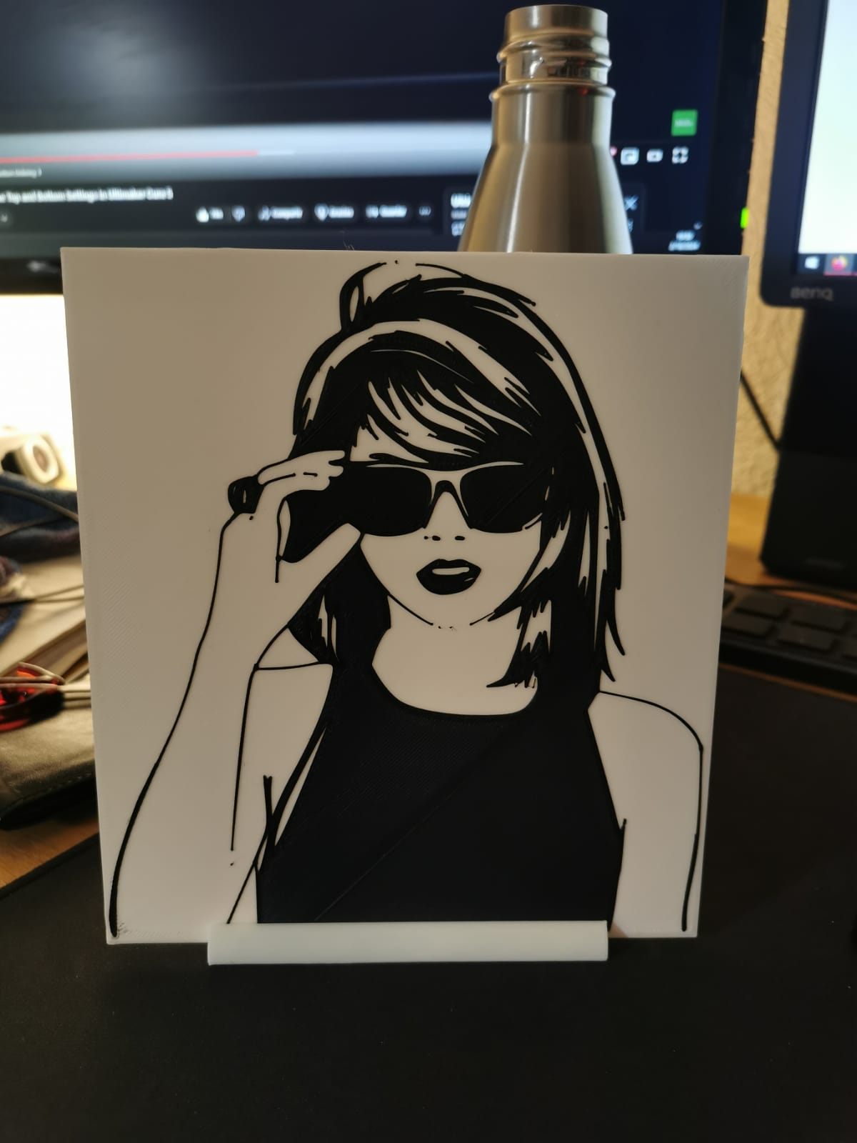 Taylor Swift Stencil Decor Multicolor by Axor | Download free STL model ...