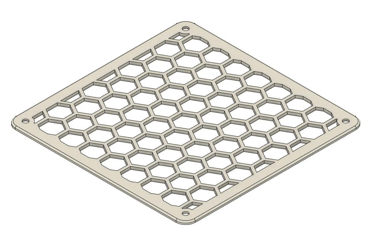 140mm Fan Protection Grill by Sp4s12 | Download free STL model ...