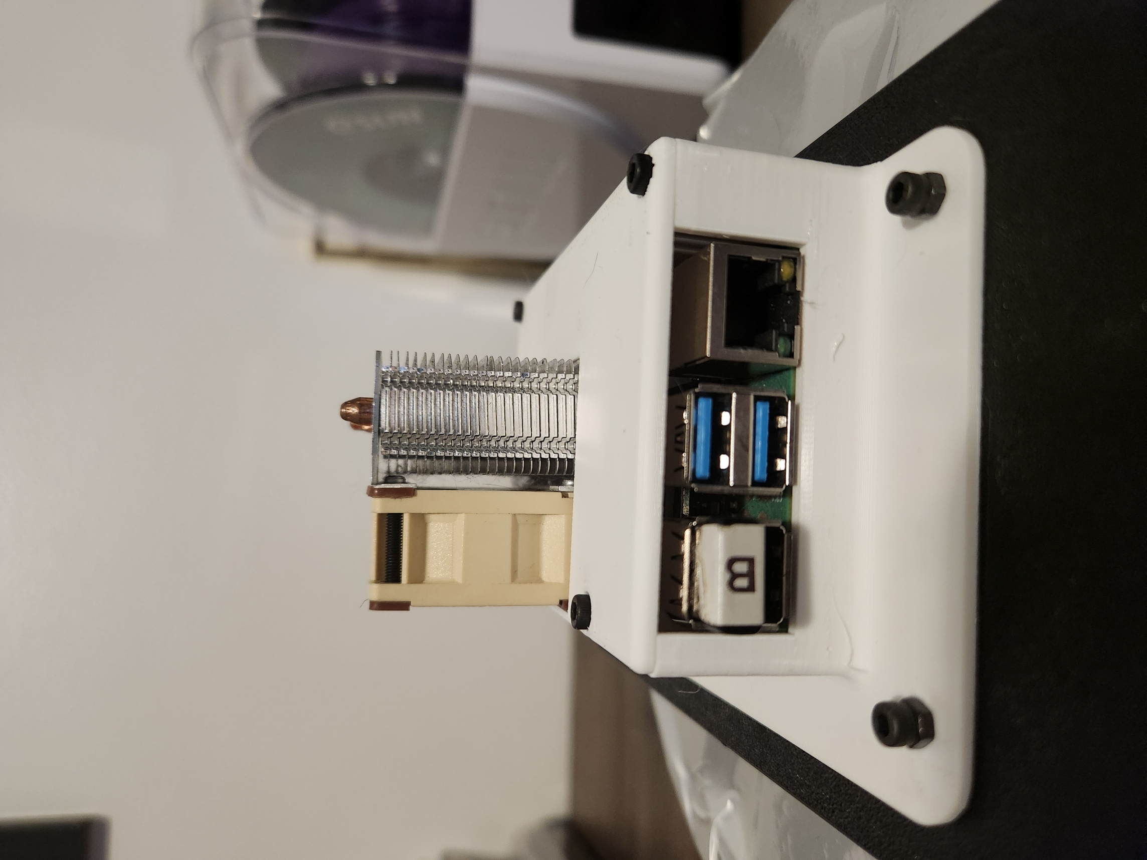 Raspberry Pi 4 Case for Pi 7" Display and Ice-Tower by FahZy | Download ...