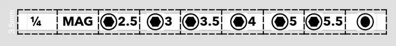 Gridfinity Labeled 4mm Bit Holder (90 pieces) by Noodlecraft | Download ...