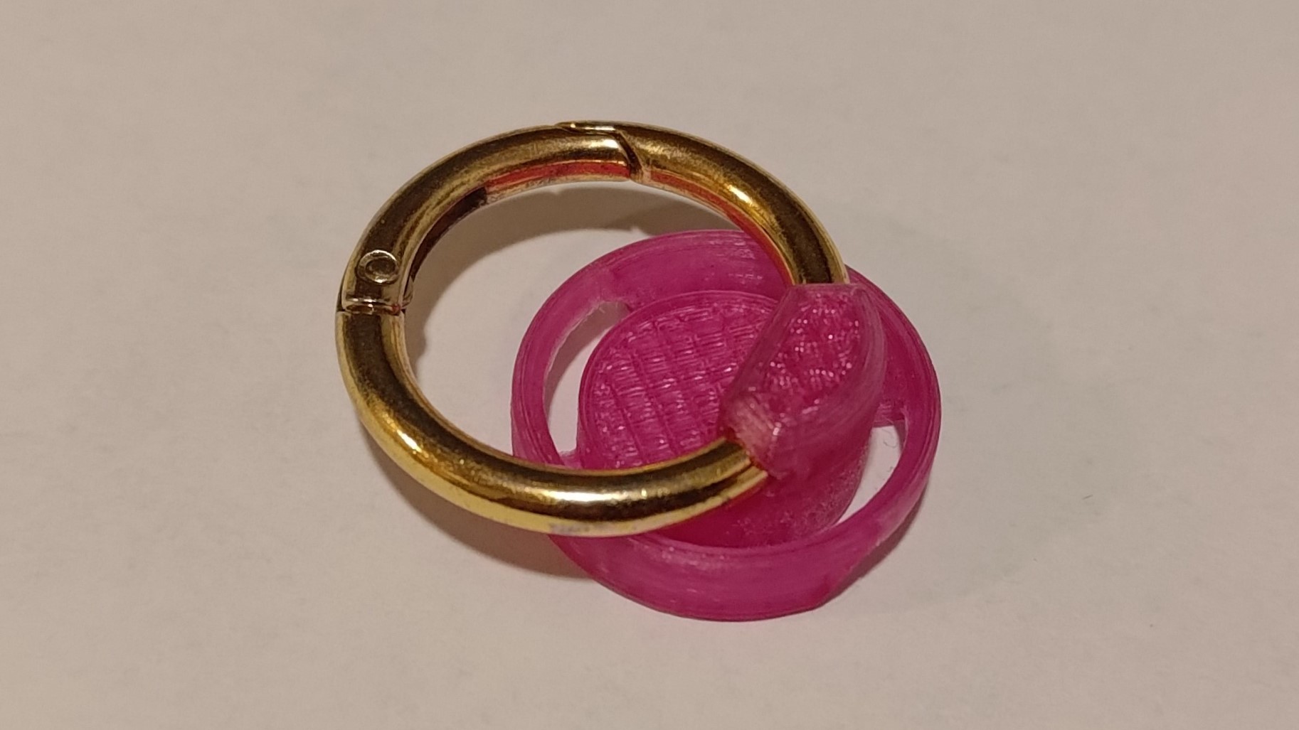 Keychain Ring Holder by EulersBoiler | Download free STL model ...