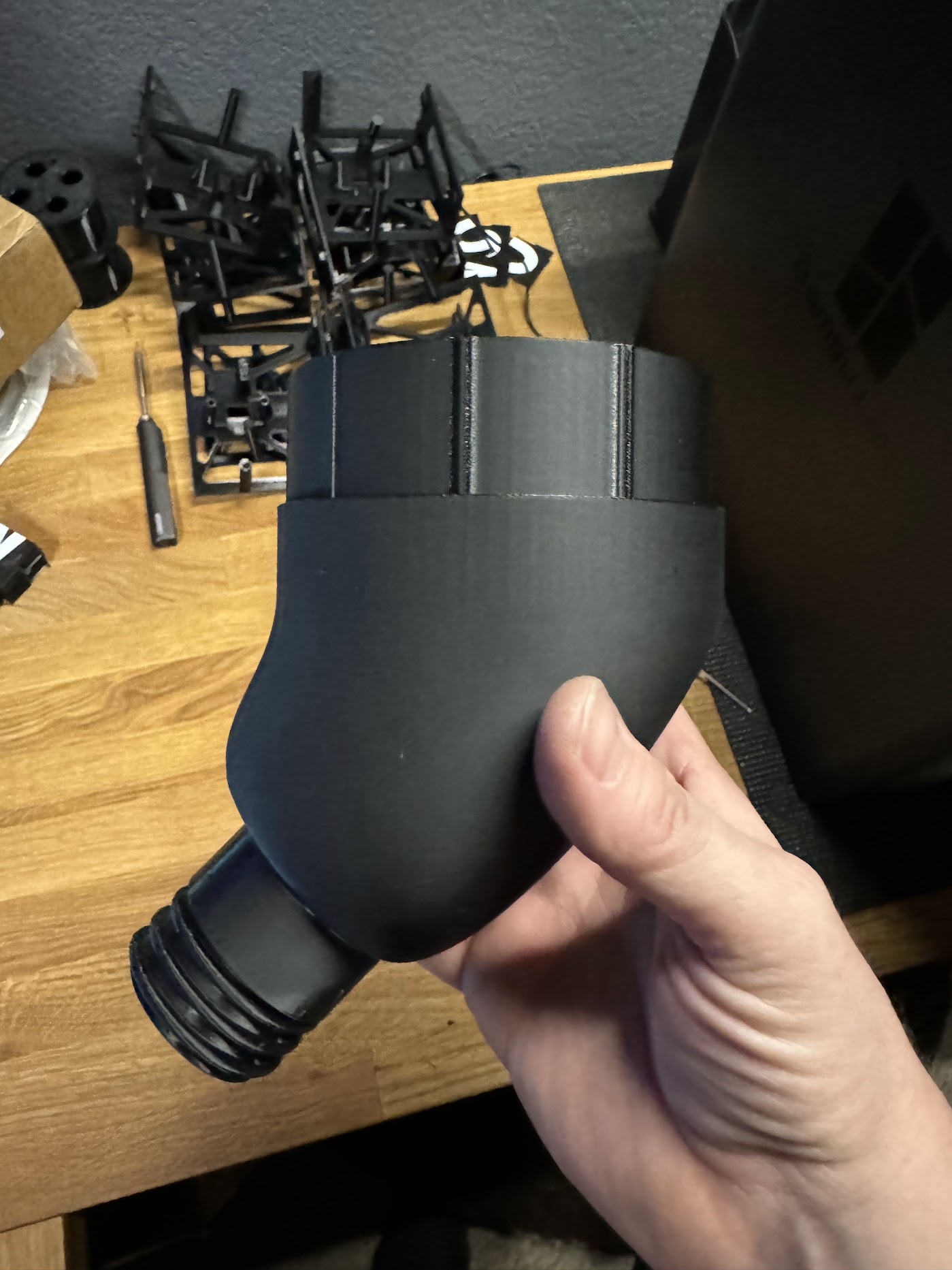 4" dust collector to 40mm hose adapter by Johnathan Lee | Download free ...