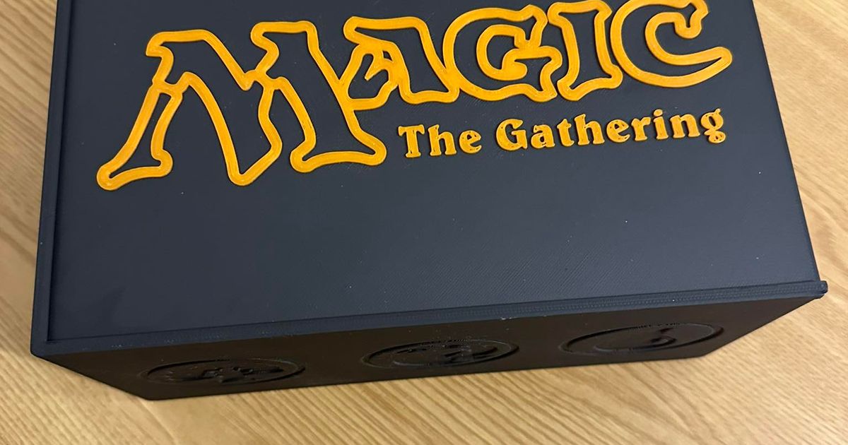 Magic The Gathering Storage Box por Slayer.q3 | Descargar modelo STL ...