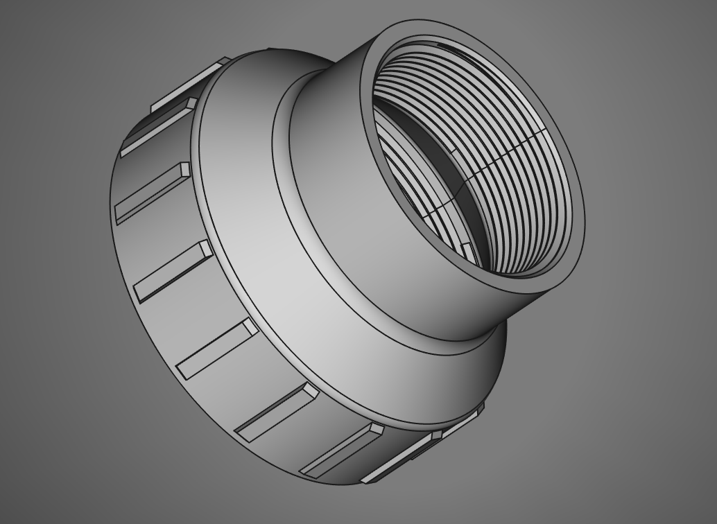 BSP to NPT Threaded Reducer Coupling Adapter - 3 Inch BSPPF to 2 Inch ...