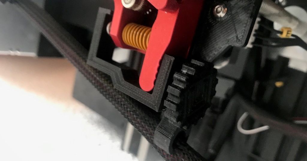 Dual gear extruder adapter for printing flexibles by Tono TheQuick ...