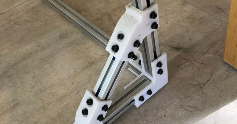 15mm Extrusion construction brackets por Patronics | Descargar modelo ...