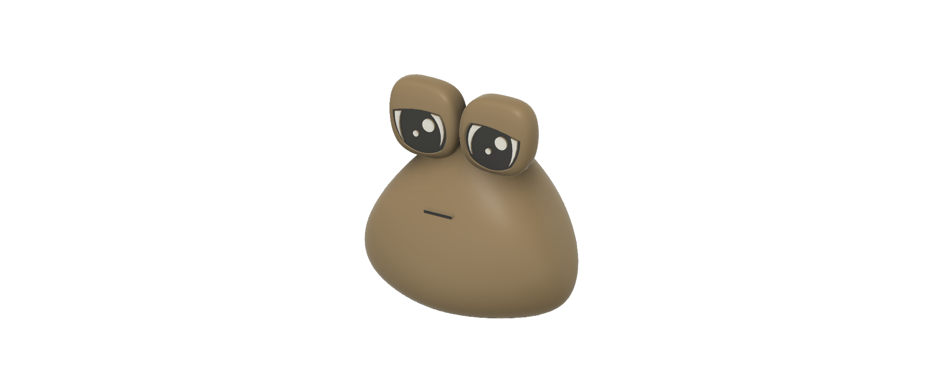 Pou Triste By Gerardo Manuel Palomino Ipanaque Download Free Stl Model