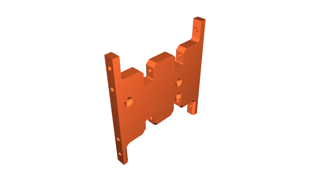 SCX10.2 Flat Skid for Vanquish VFD(original) transmission by Lonnie ...