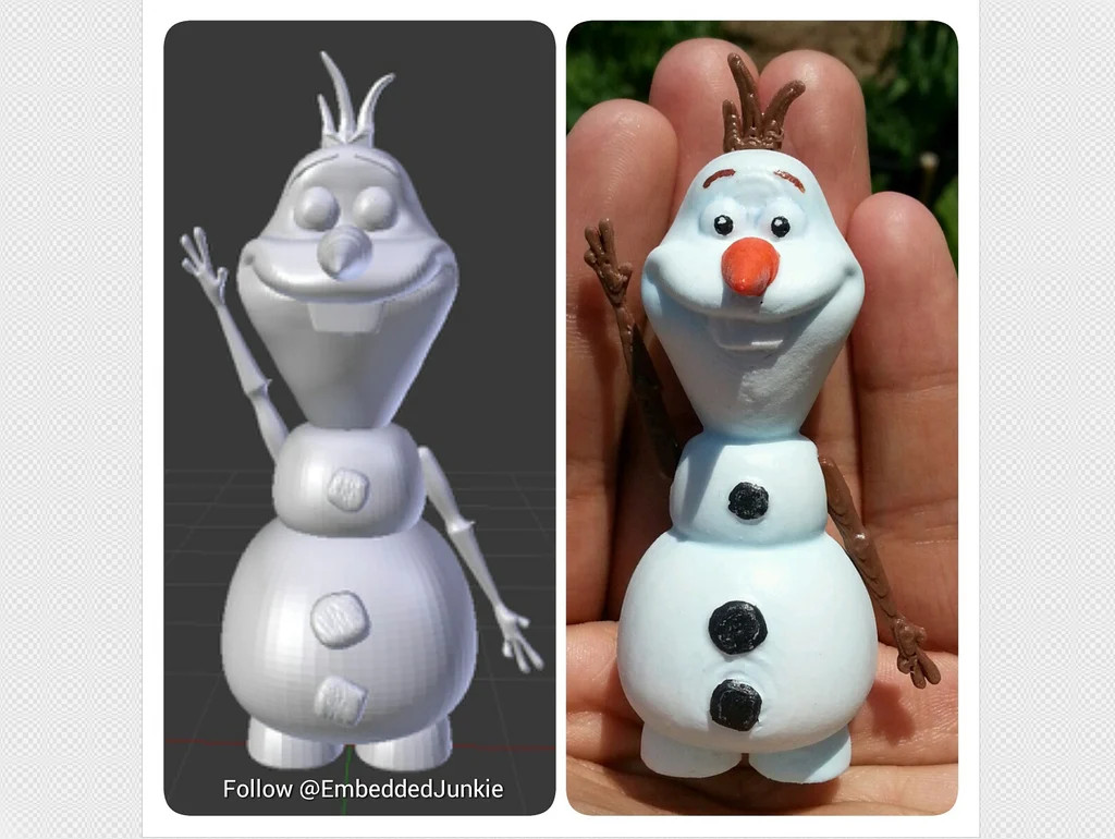 Olaf from Disney's Frozen by KN16 | Download free STL model ...