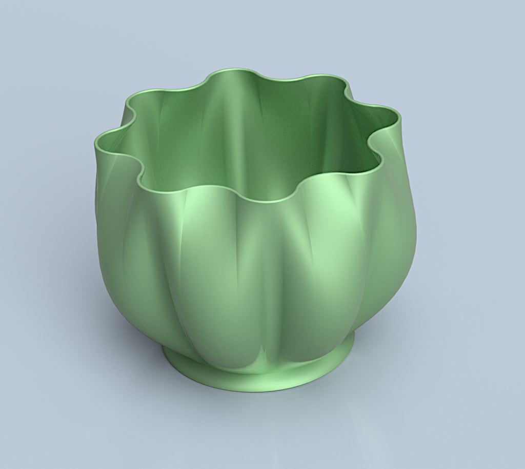 Twisted Tulip Bowl by Airwaves Ted | Download free STL model ...