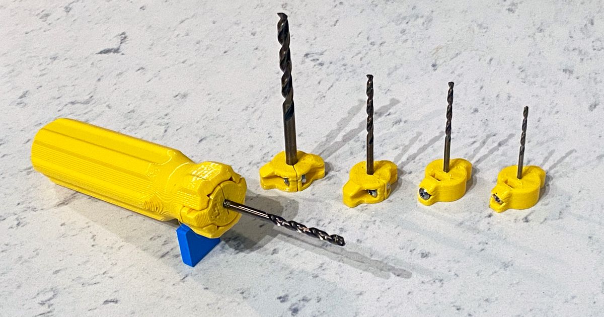 Drill bit adapter and handle for reaming 3D prints by prnthp | Download ...