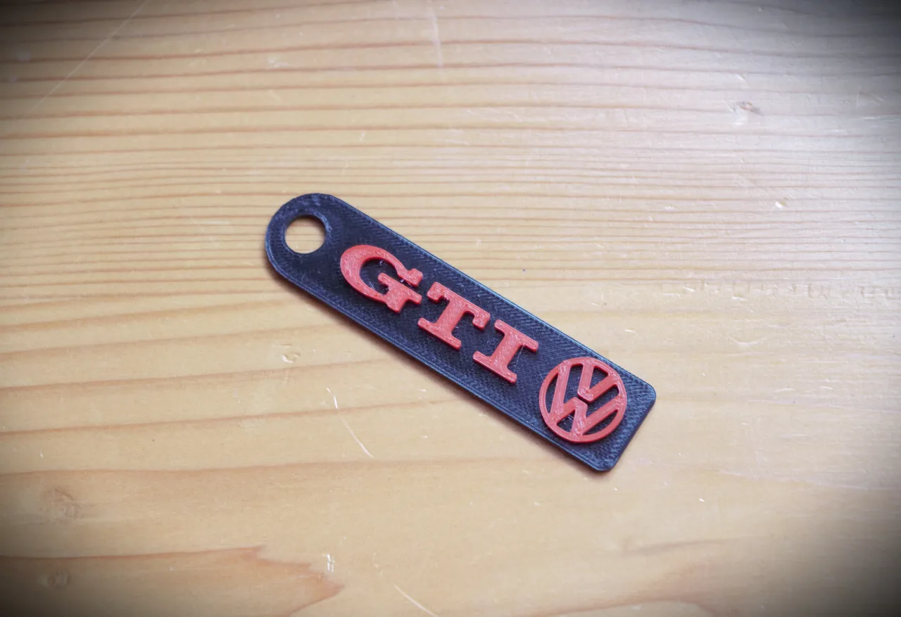 VW Golf GTI - Keychain by Piotr Kamycki | Download free STL model ...