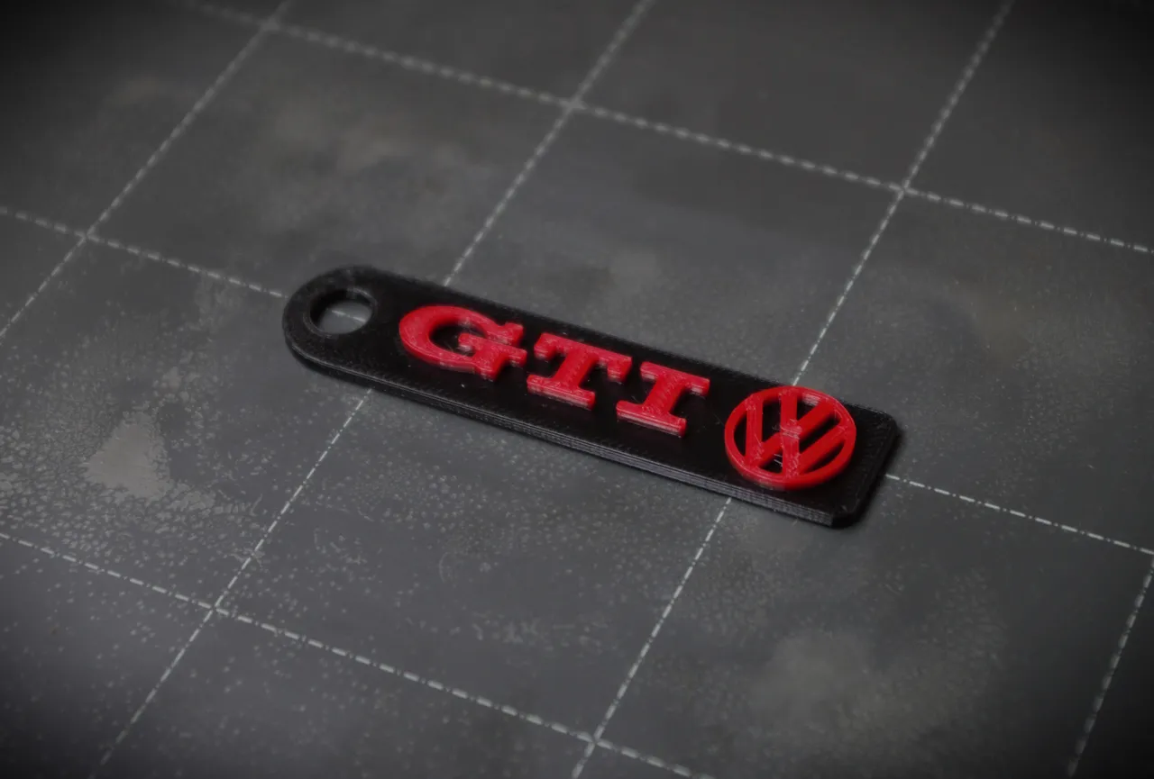 VW Golf GTI - Keychain by Piotr Kamycki | Download free STL model | Printables.com