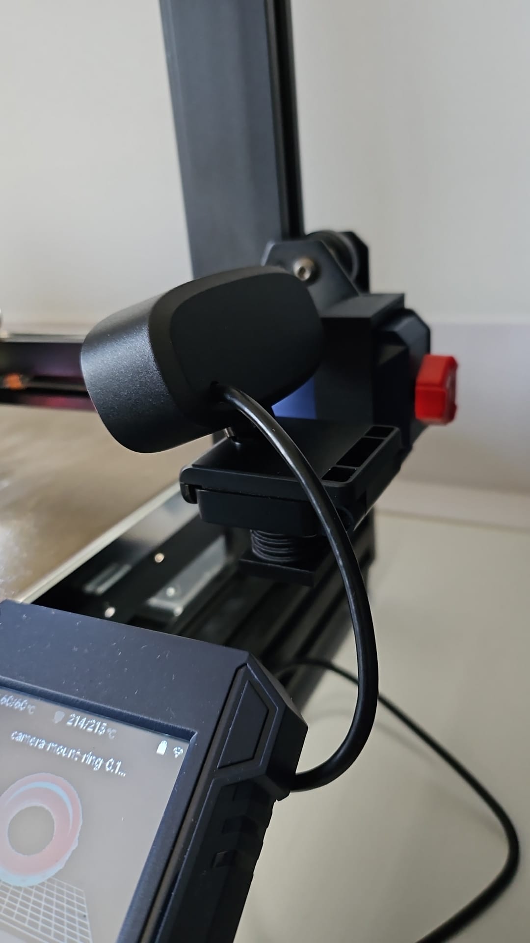 Kobra 2 camera mount with 1/4 Screw no screws needed by João Silva ...