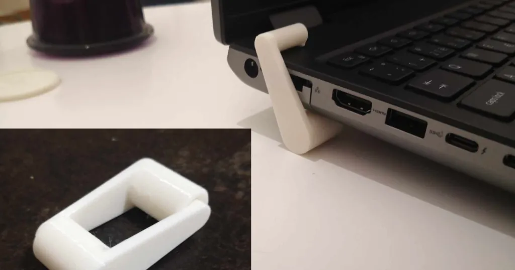 Simple notebook stand with lock in feature by Bobino | Download free ...