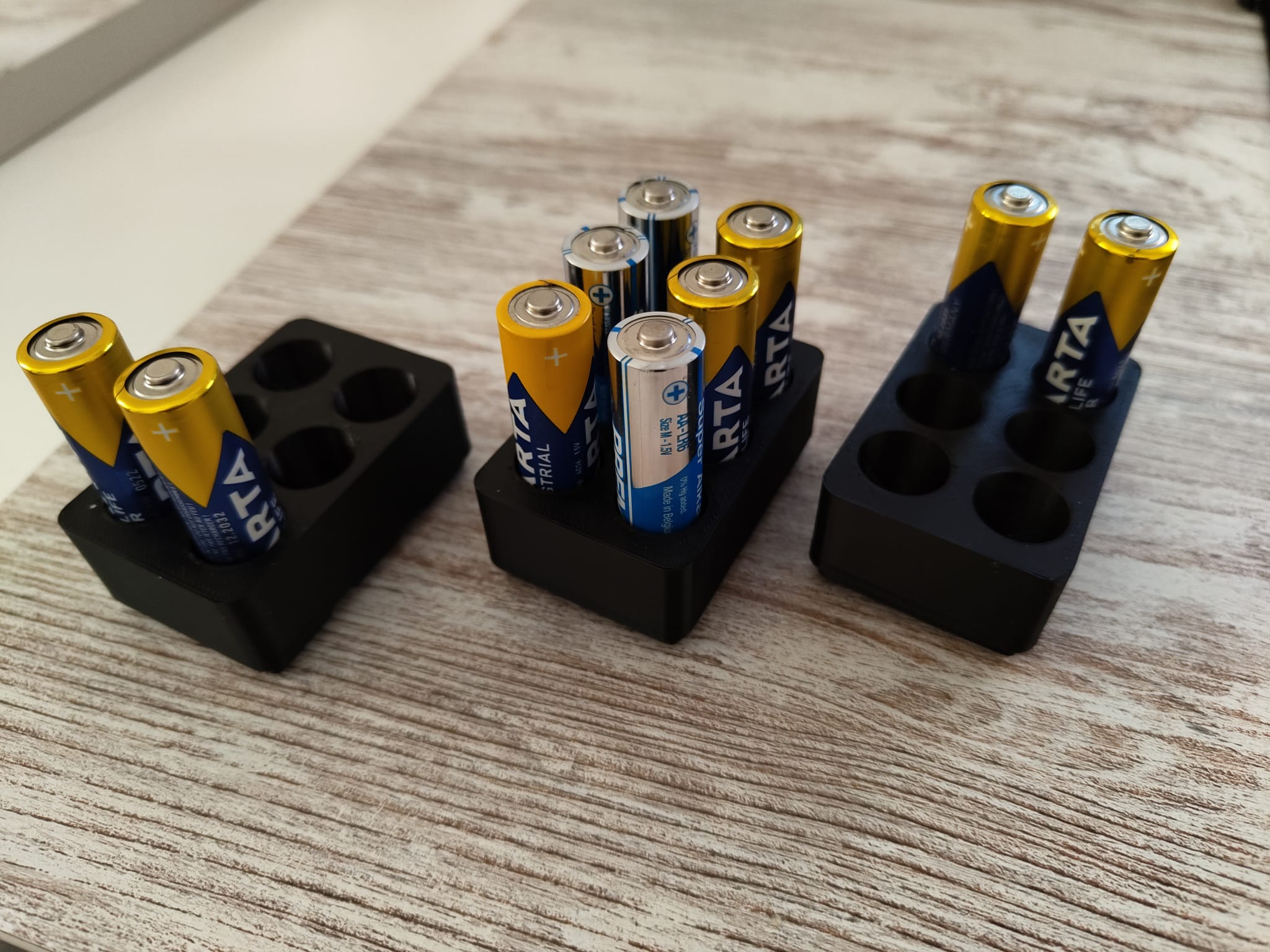 Gridfinity AA battery holder by Peu | Download free STL model ...